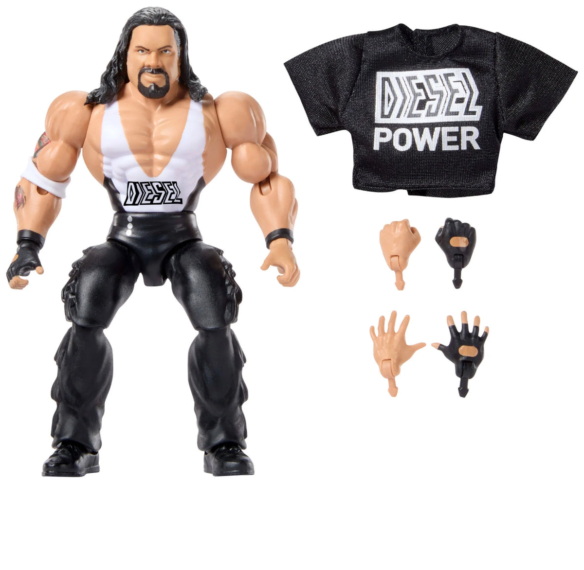 WWE Superstars Diesel Action Figure & Accessories, Series 14 Retro 6-i ...
